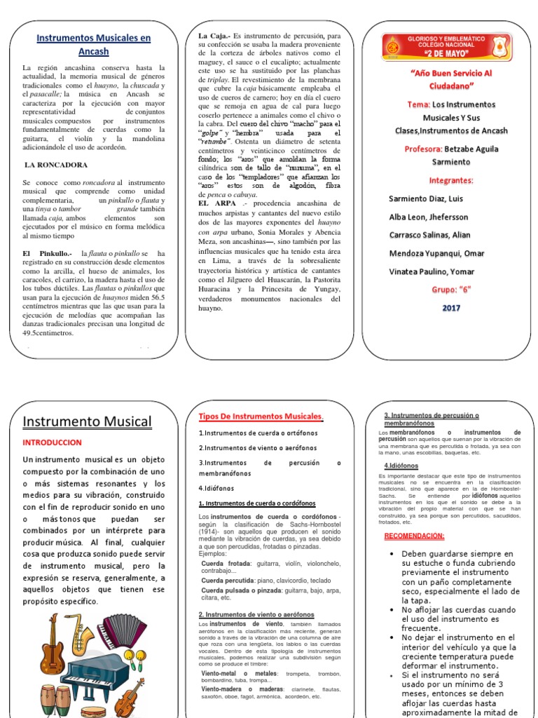 Instrumentos musicales tradicionales de Ancash: La caja, el pinkullo ...