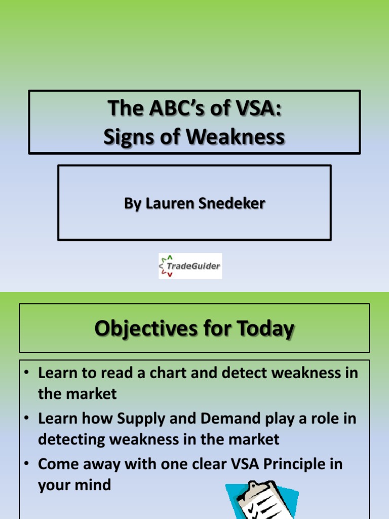 ABC of VSA Signs of Weakness PDF | PDF | Microeconomics | Market ...