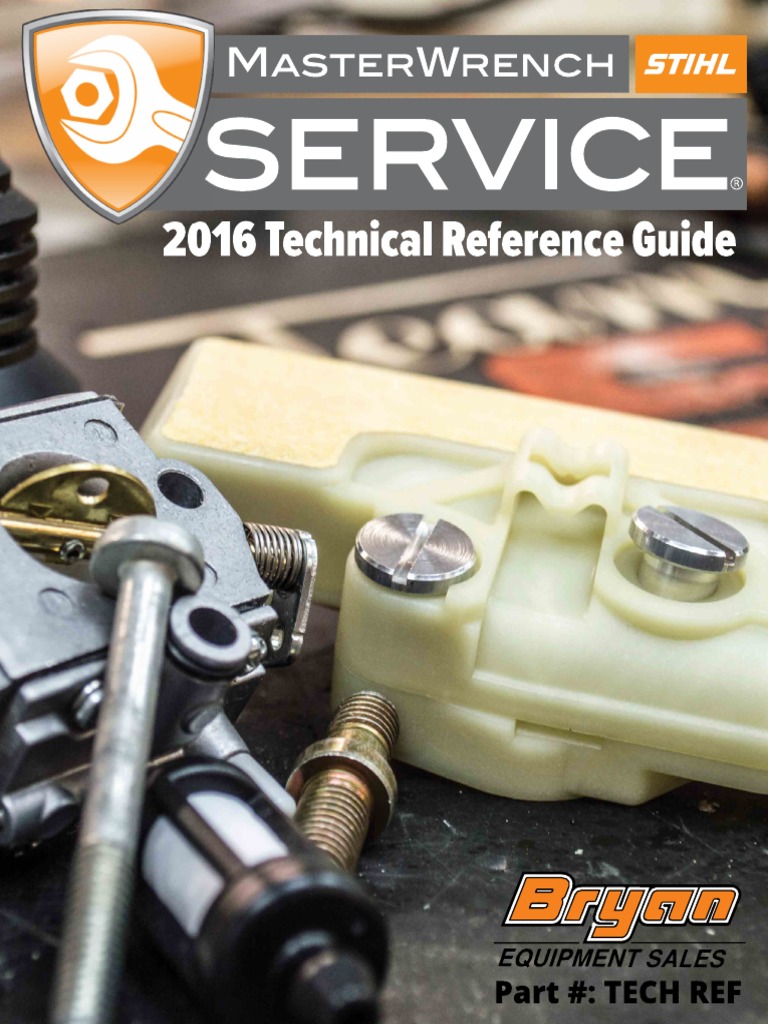 Stihl Technical Reference Guide | PDF | Equipment | Farming Tools
