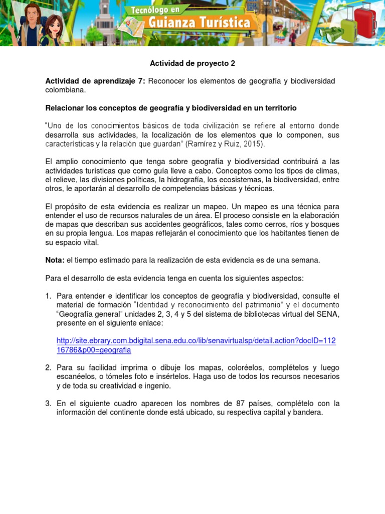 Evidencia 7 Mapeo Relacionar Elementos Geograficos | PDF | glaciar | Valle