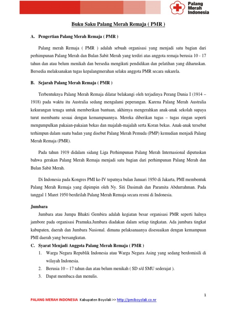 Buku Saku PMR-Wira PDF | PDF