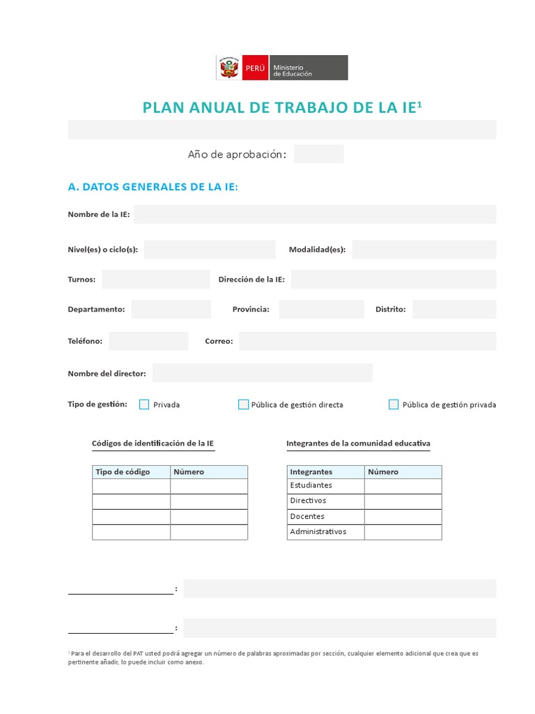 Plantilla PAT-editable PDF | PDF | Informática | Informática y ...