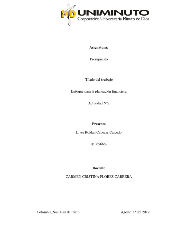 Portada Uniminuto | PDF