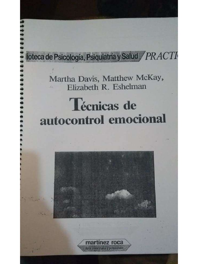 Tecnicas de Autocontrol Emocional | PDF