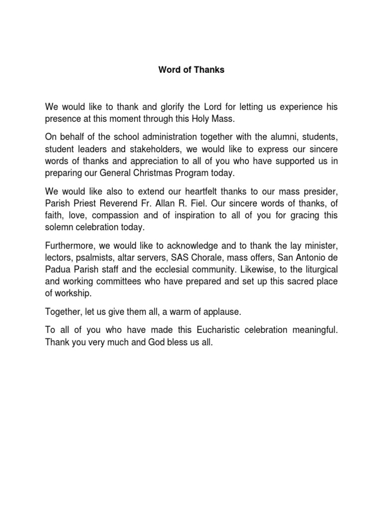 Holy maSS | Download Free PDF | Eucharist | Mass (Liturgy)