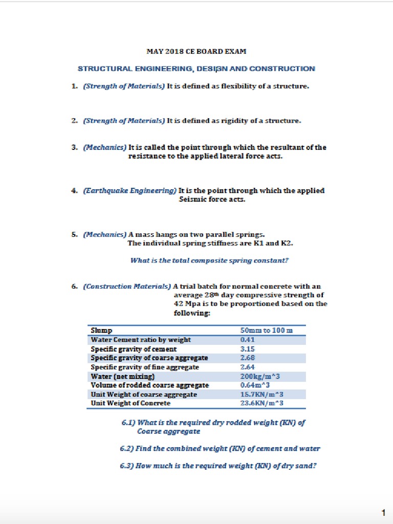 MAY 2018 CE BOARD EXAM DESIGN PAGES 1 2 OF 15 Chua - PDF | PDF