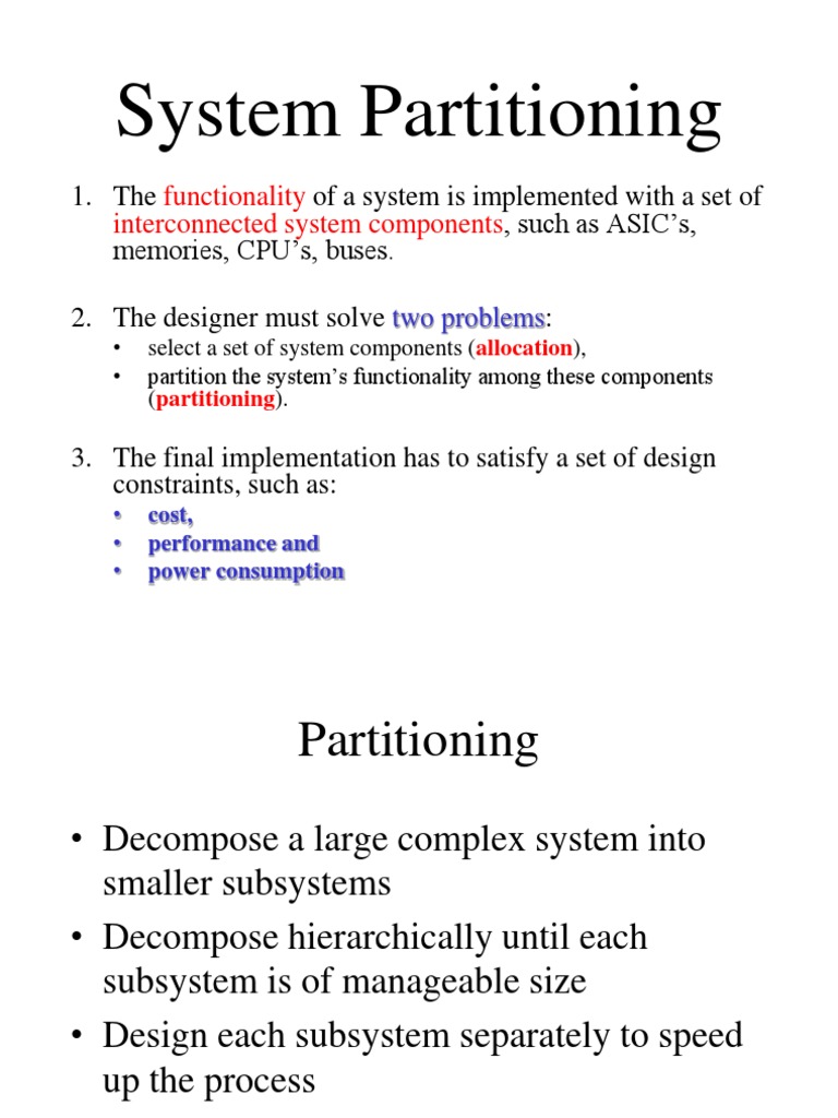 Partitioning Sept2018 MSC Sem3 Electronic Science | PDF | Random Access ... Partitioning Sept2018 MSC Sem3 Electronic Science | PDF | Random Access ...