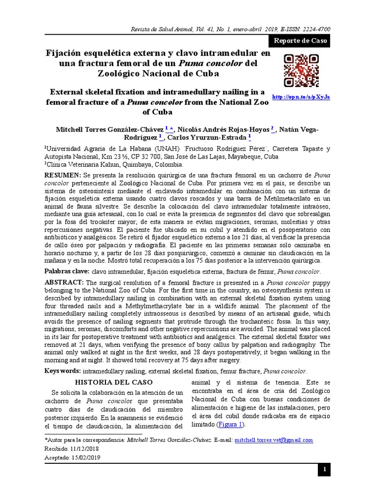 Torres y Col - 2019 - Fijación Esquelética Externa y Clavo Intramedular ...