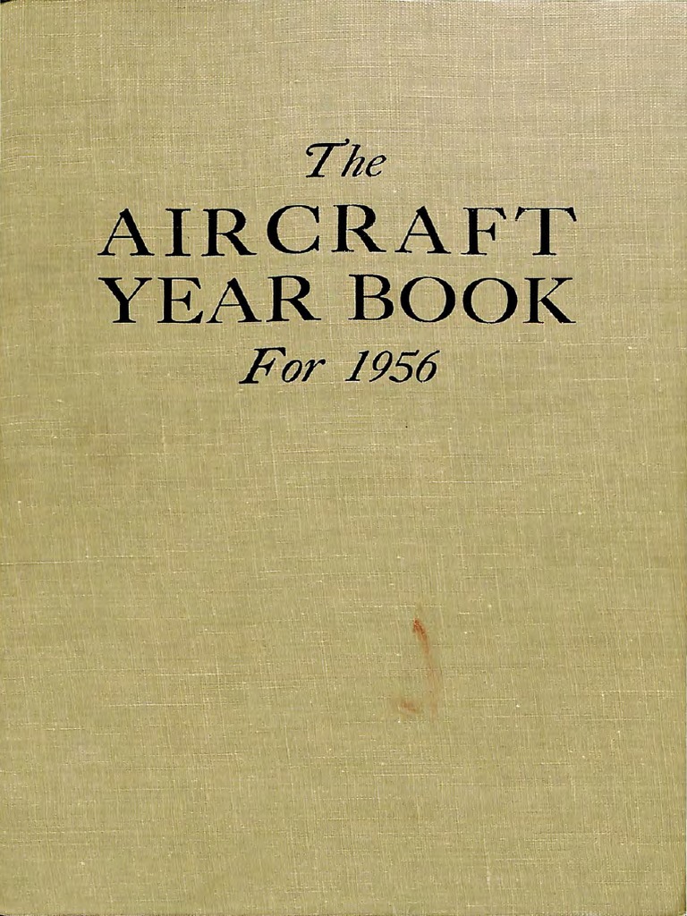The 1956 Aircraft Year Book | PDF | Supersonic Speed | Aviation