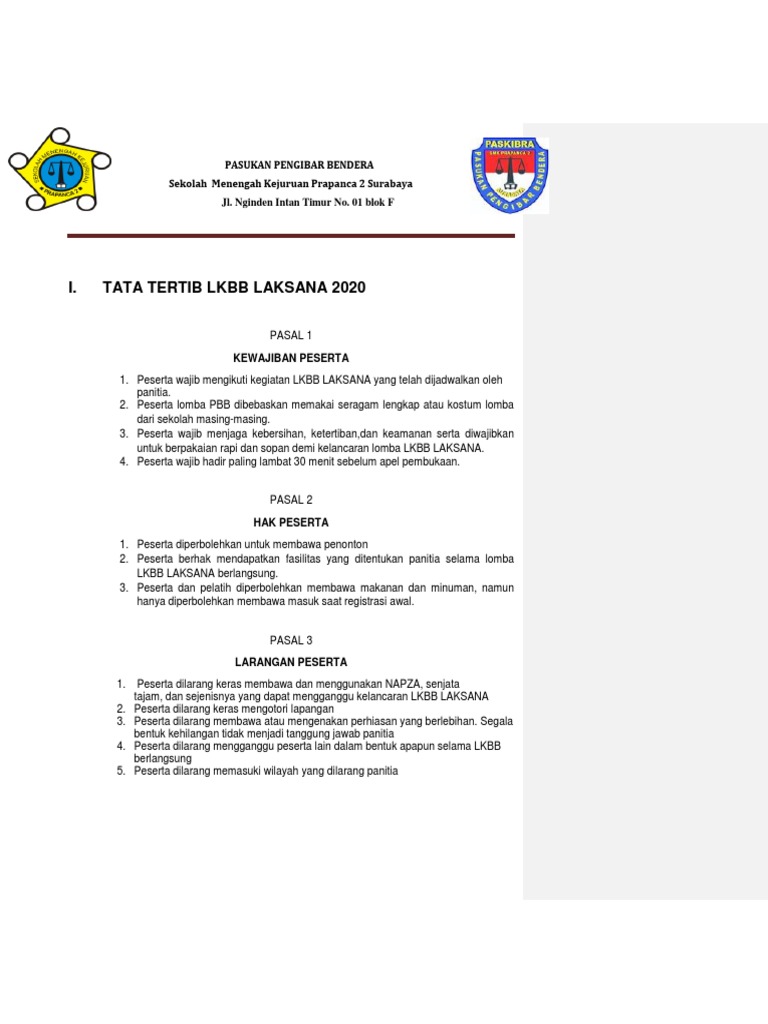 Contoh Juknis LKBB | PDF
