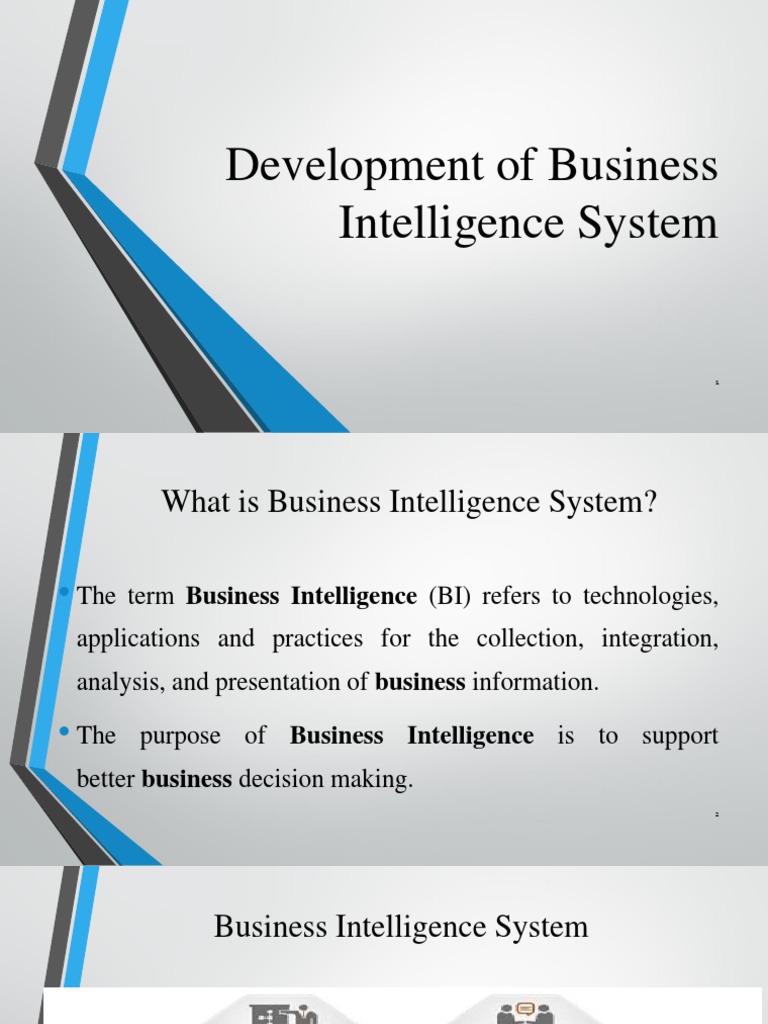 Development of Business Intelligence System | PDF | Business ...
