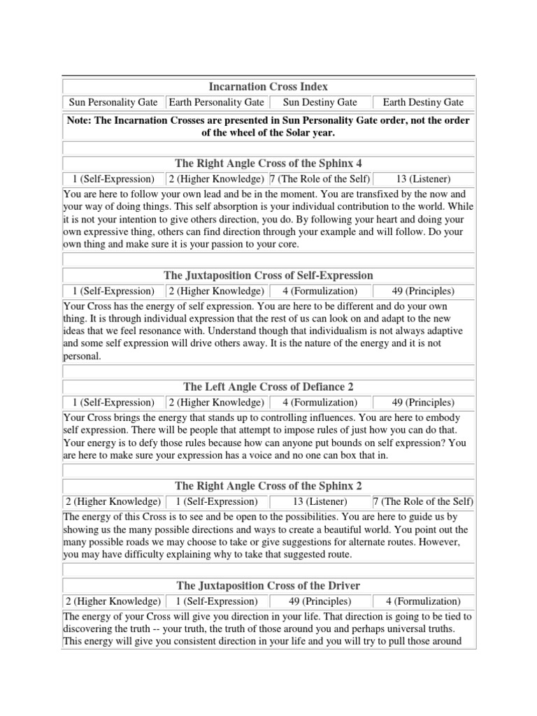 Incarnation Cross Index | Download Free PDF | Self | Love