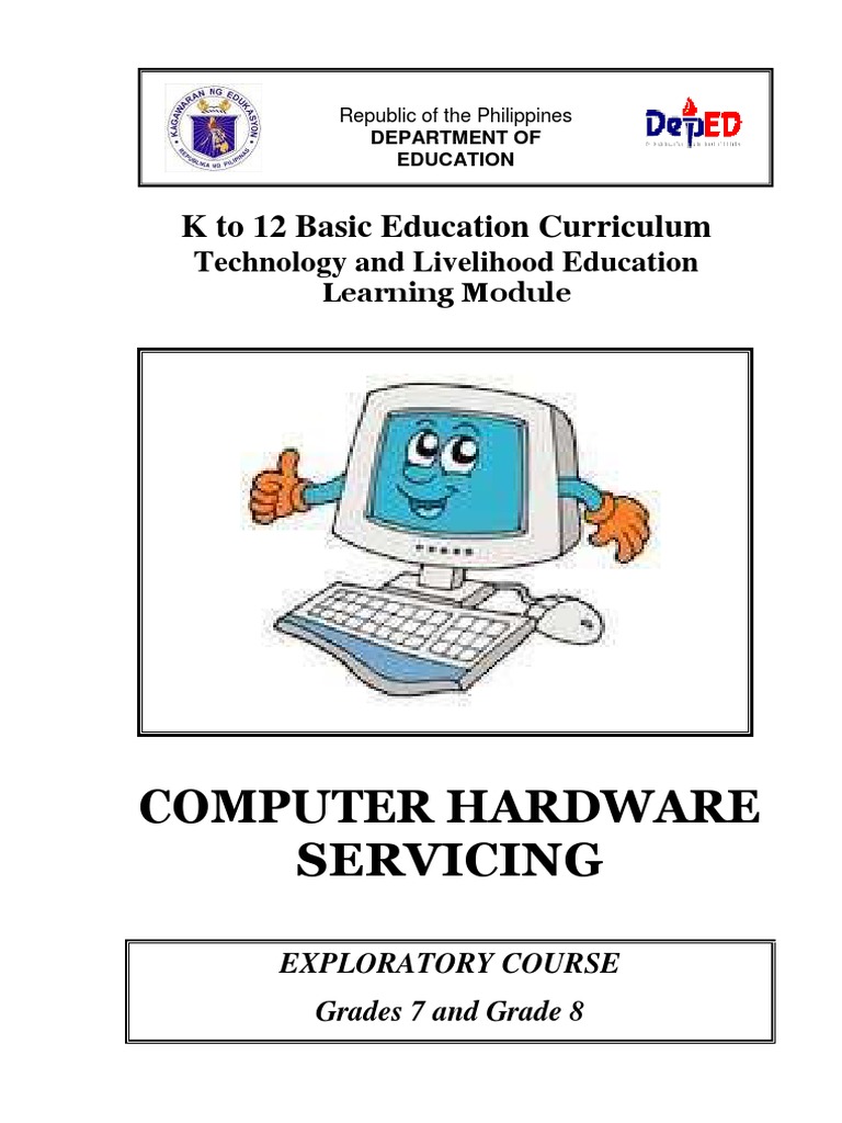 K To 12 PC Hardware Servicing Learning Module | PDF | Computer Data ...