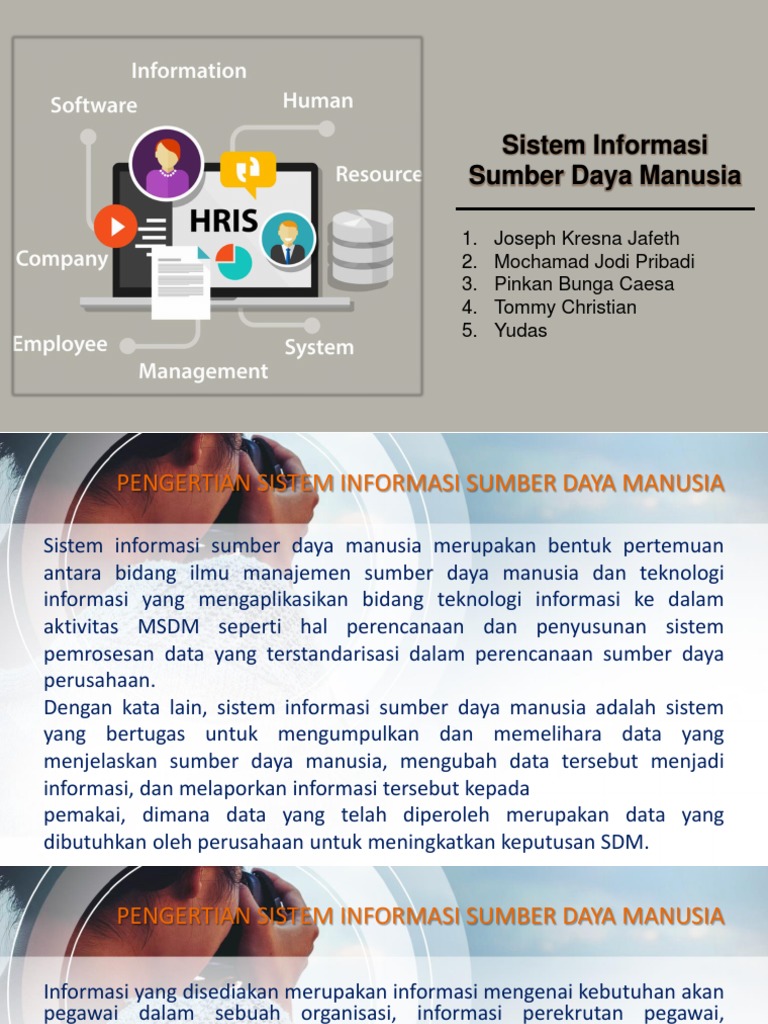 Sistem Informasi Sumber Daya Manusia | PDF