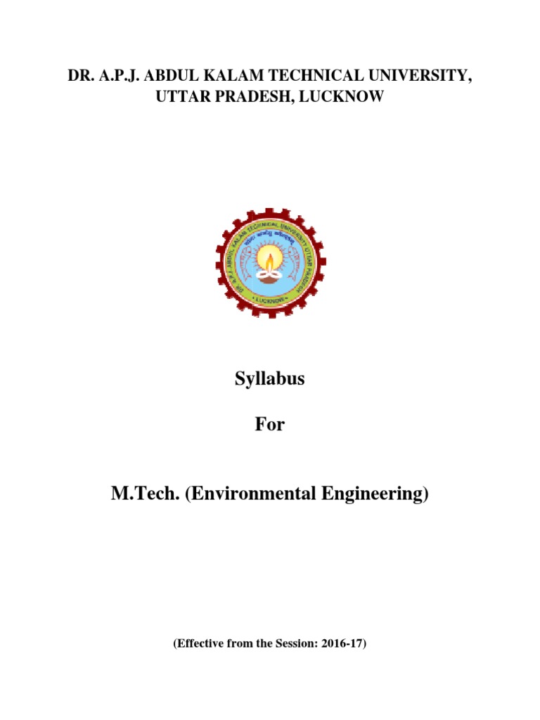 M.tech Environmental Engineering | Download Free PDF | Climate Change ...