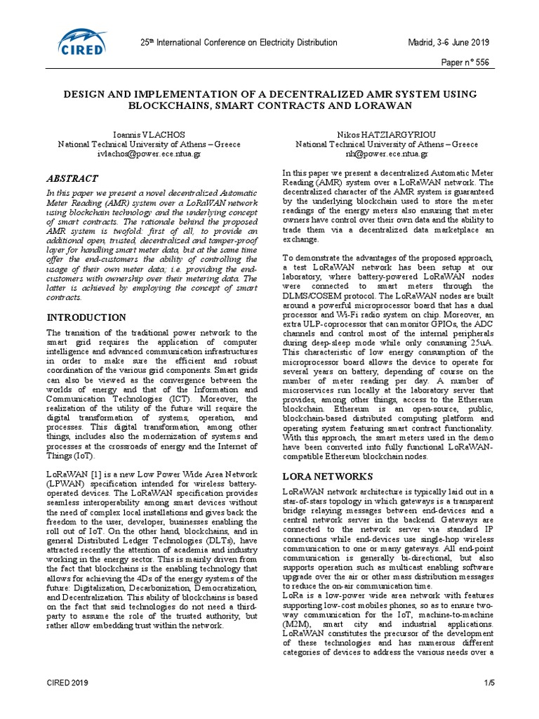 Cired 2019 | PDF | Internet Of Things | Computer Network