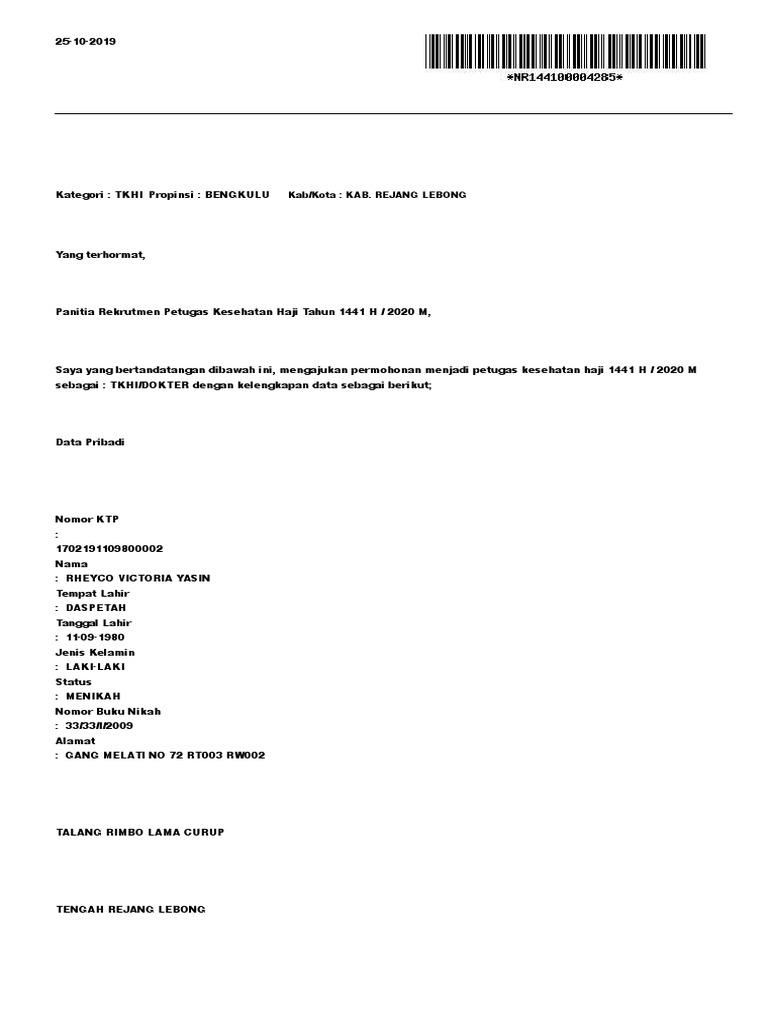 Berkas Haji TKHI | PDF | Karier & Perkembangan | Bisnis