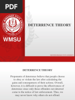 Four Types of Deterrence Explained | PDF | Punishments | Crime & Violence
