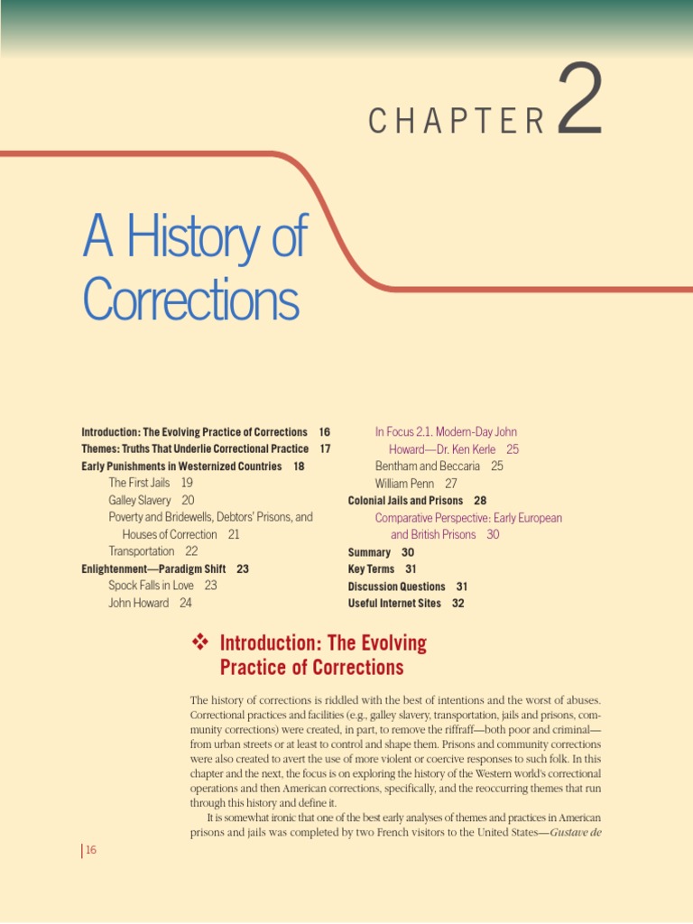 A History of Corrections | PDF | Prison | Punishments