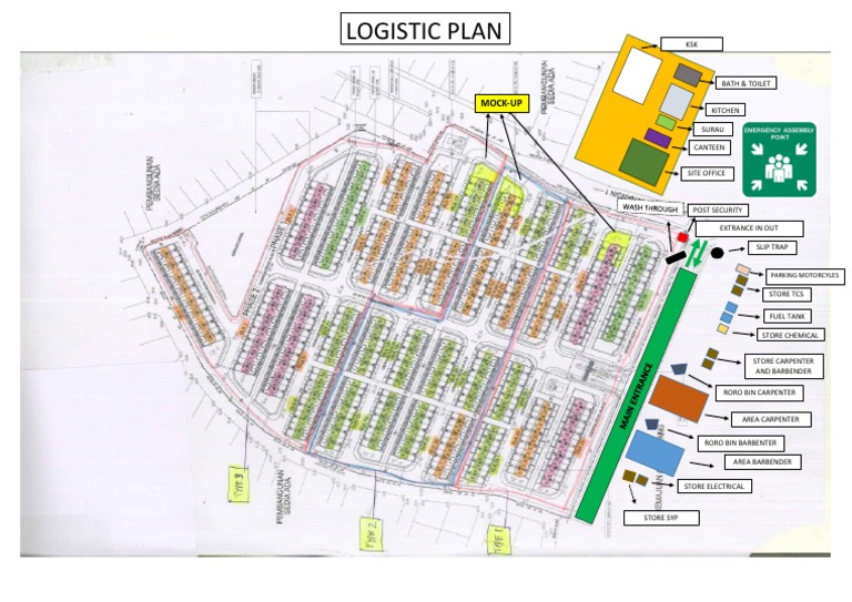 Construction Site Logistics Plan | PDF