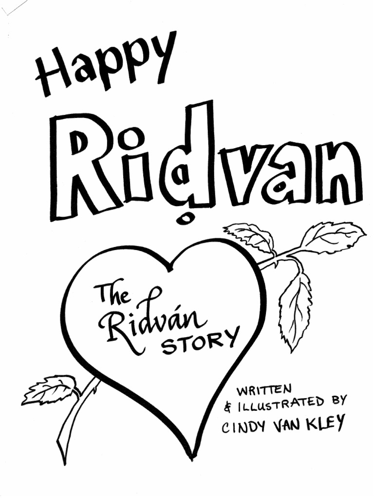 Happy Ridvan Coloring Book | PDF