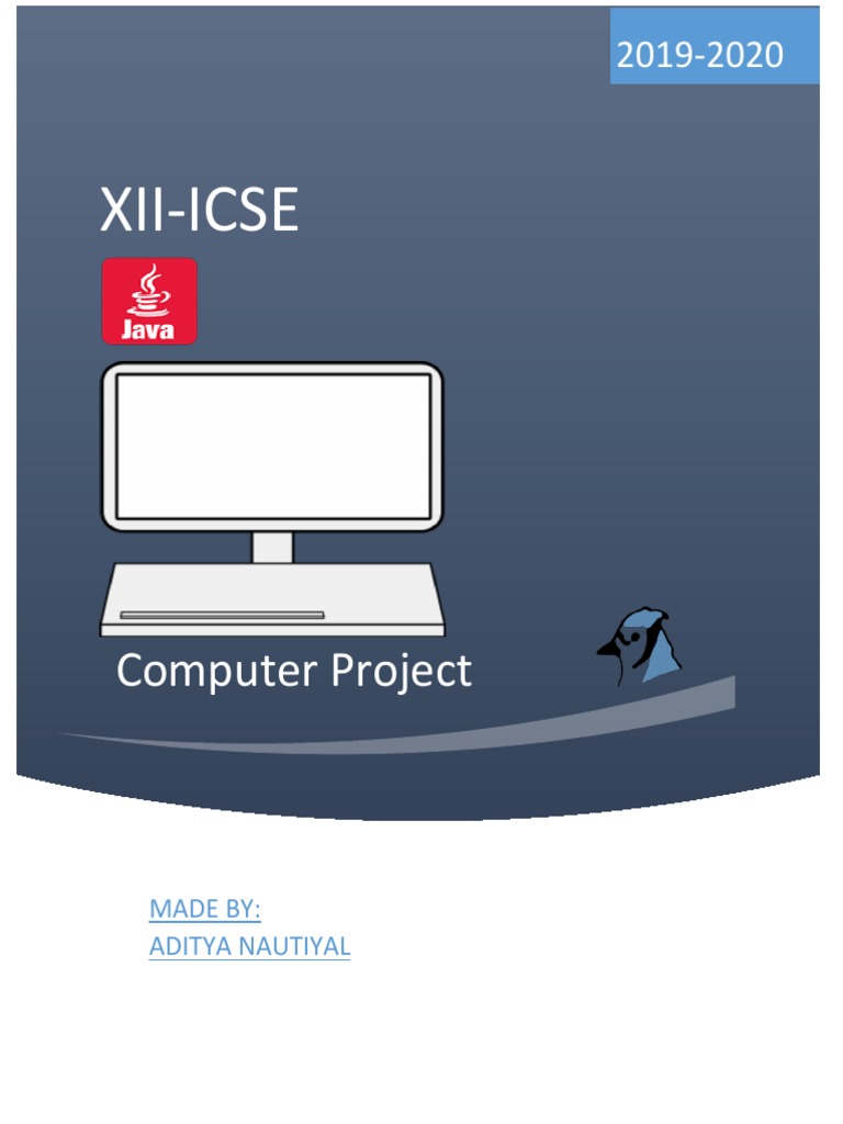 Xii-Icse: Computer Project | PDF | Fahrenheit | Constructor (Object Oriented Programming)