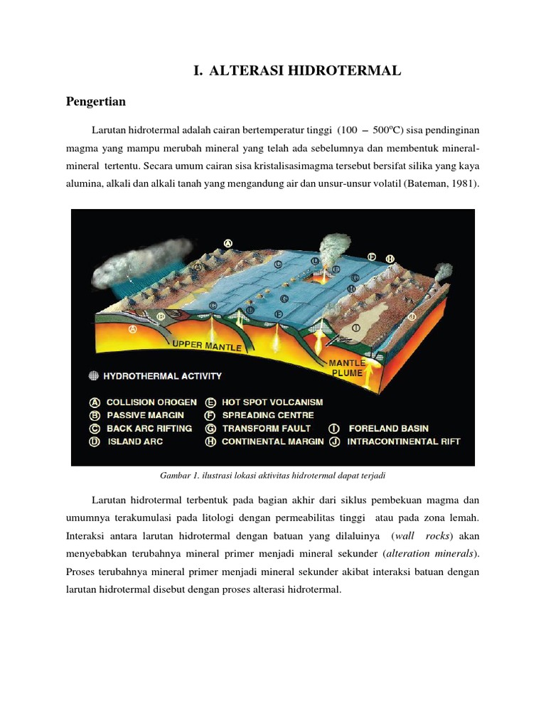 Petrografi Alterasi Hidrothermal | PDF