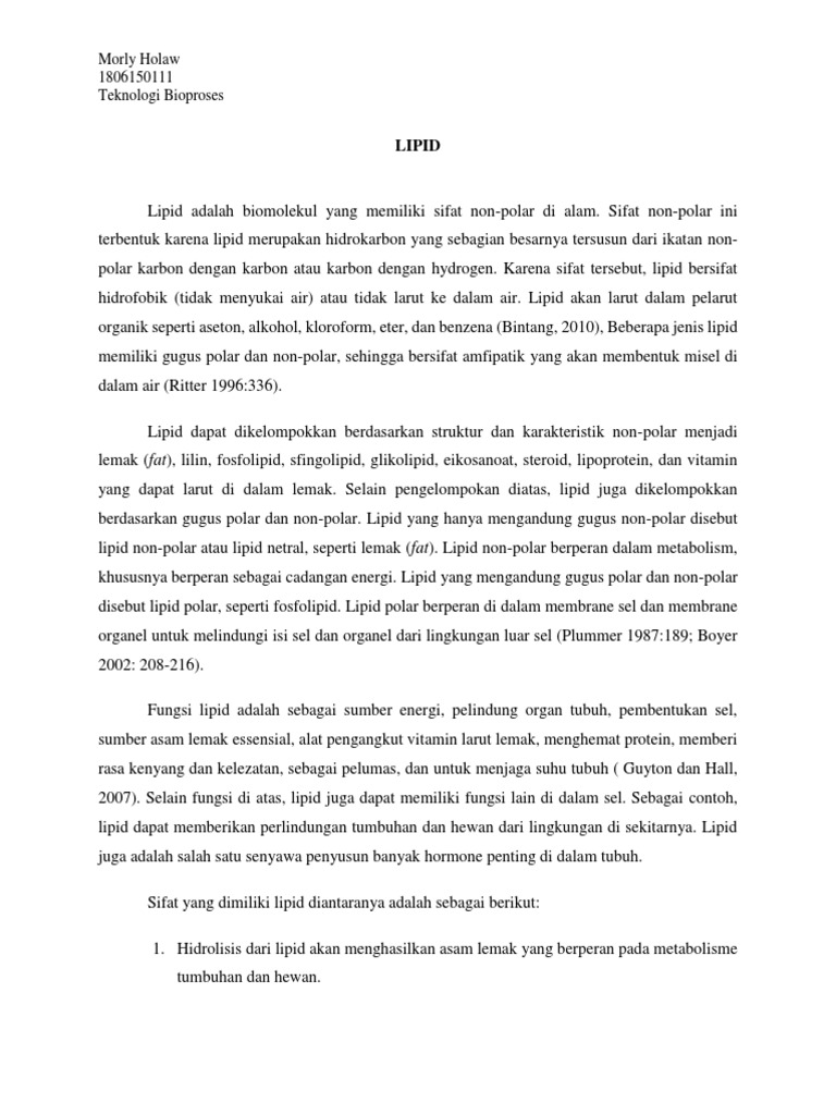 Lipid | PDF | Kesehatan Holistik