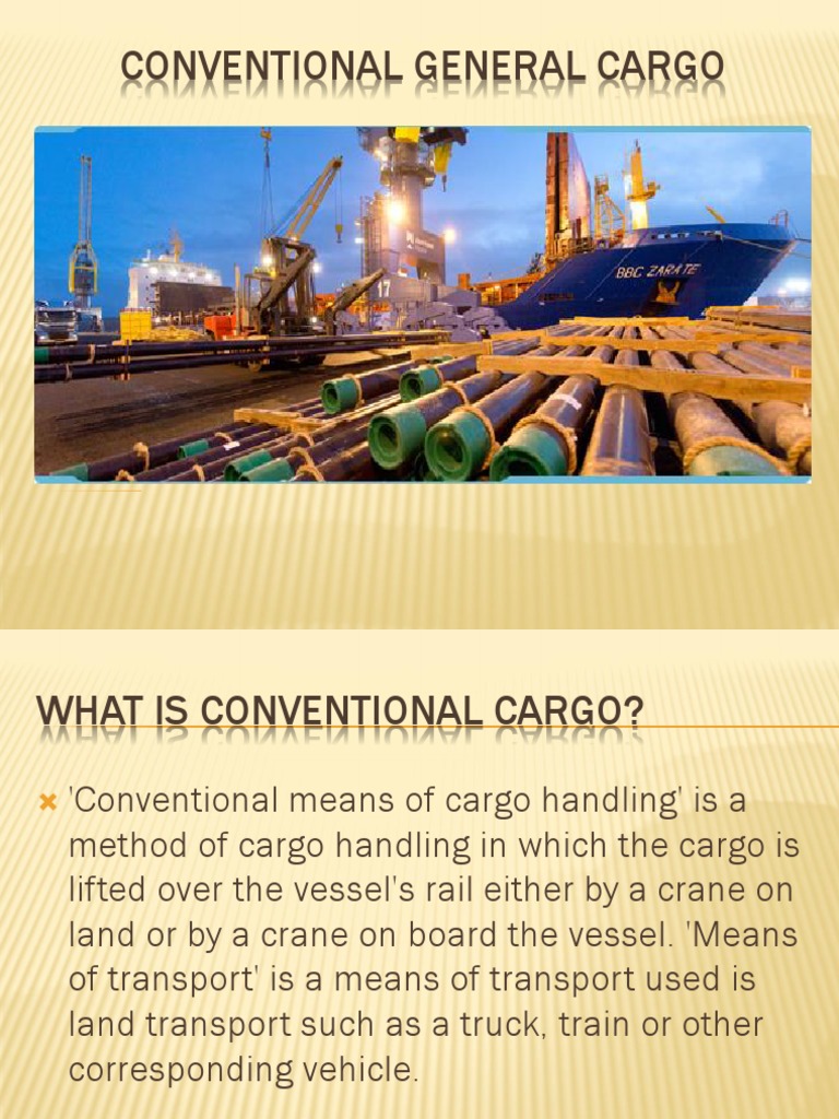 Conventional General Cargo Including Cargo Gears | PDF | History