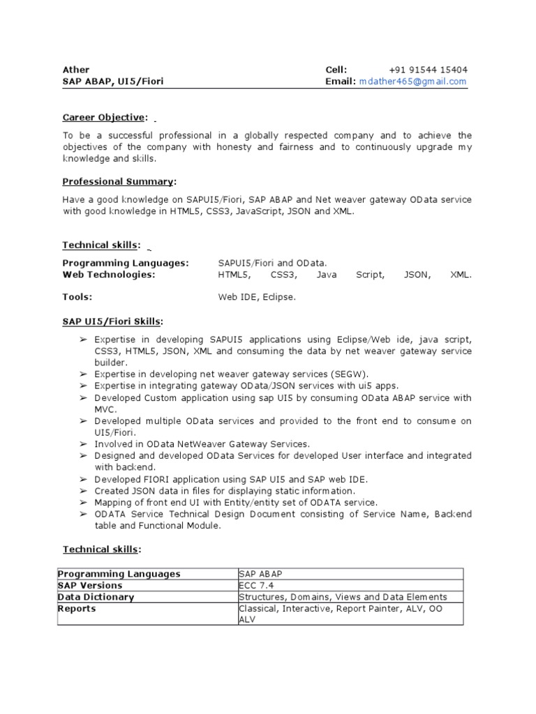 Resume | PDF | Json | Integrated Development Environment