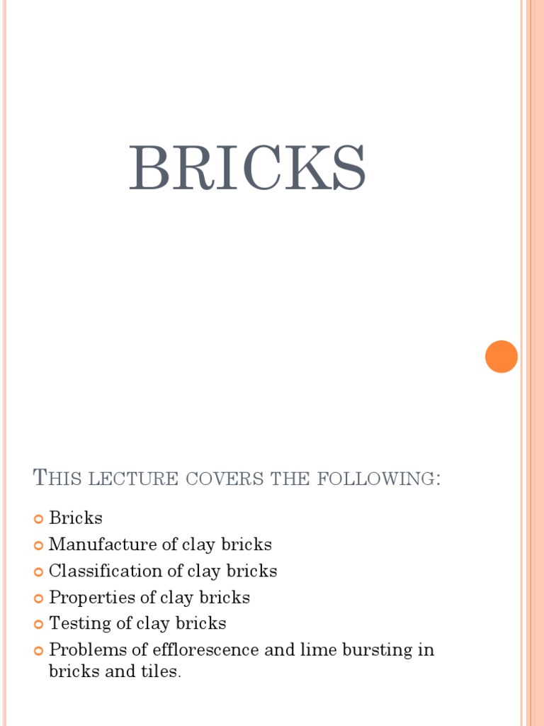 Bricks | PDF | Brick | Chimney