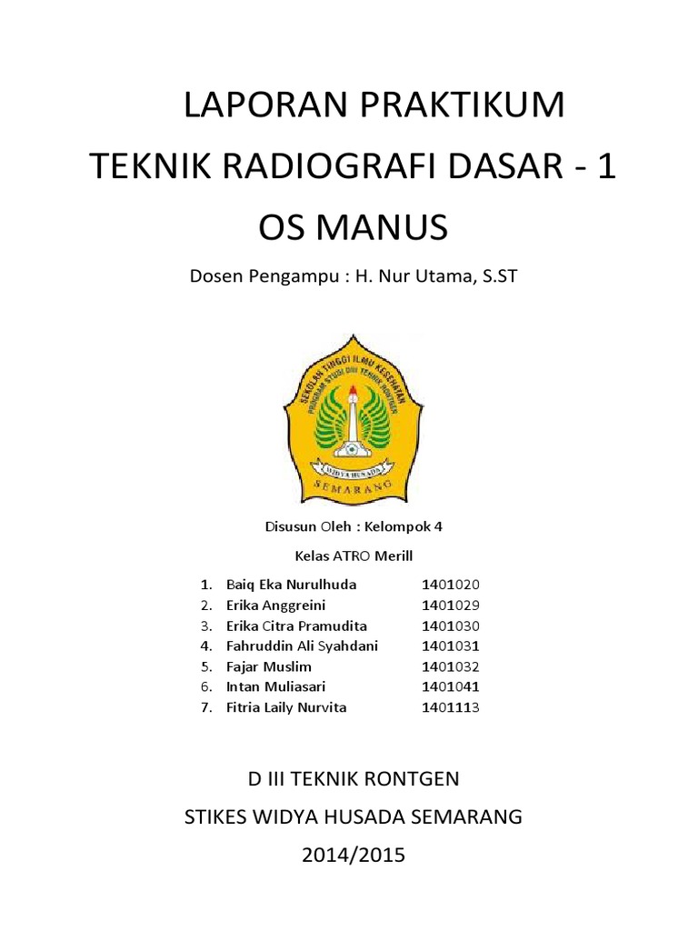 Teknik Radiografi Manus | PDF