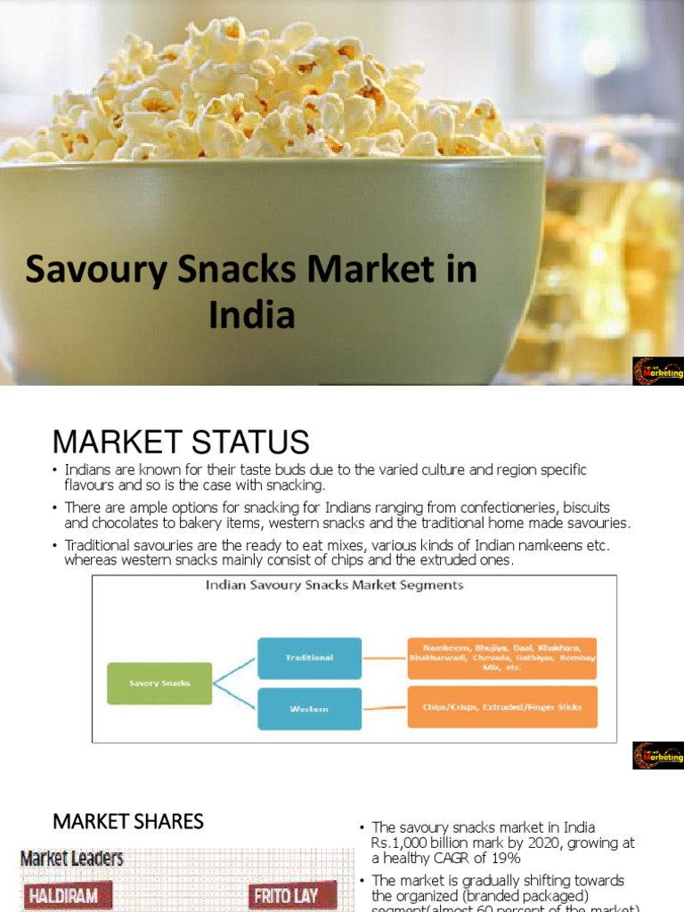 India Savory Snacks Market Insights | PDF | Market Segmentation | Brand