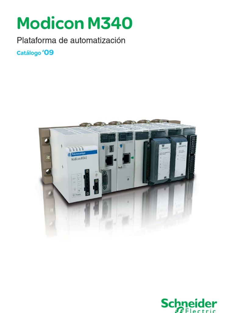 catalogo m340 2009 | Controlador lógico programable | Programa de ...