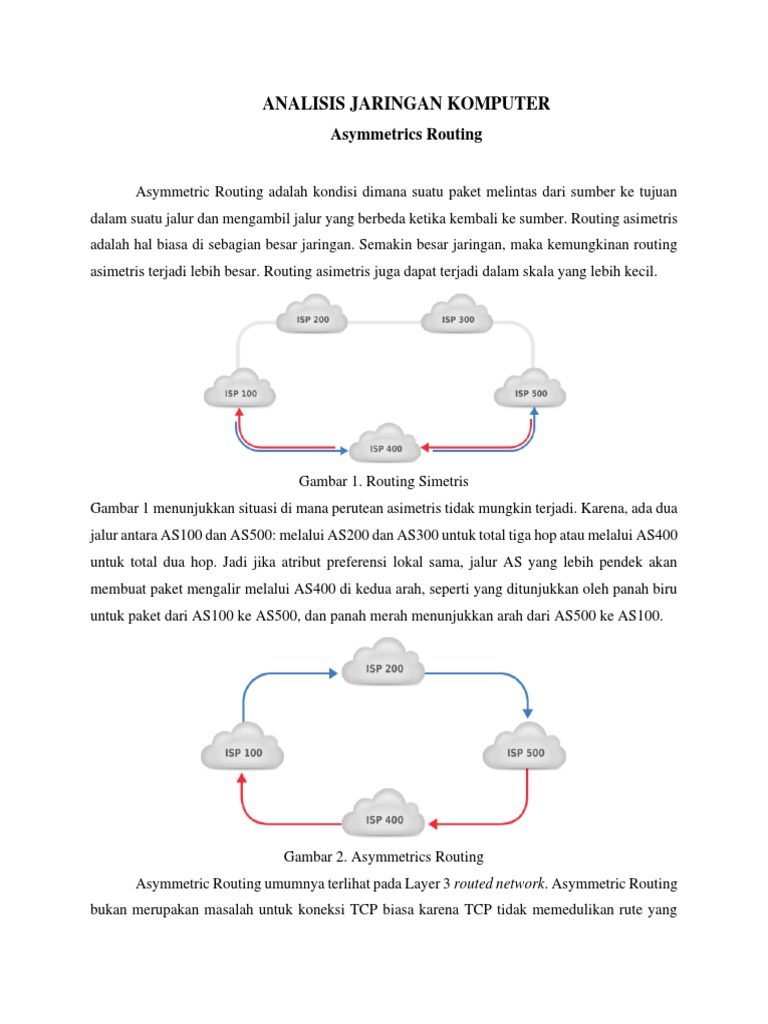 Pengenalan Asymmetric Routing | PDF