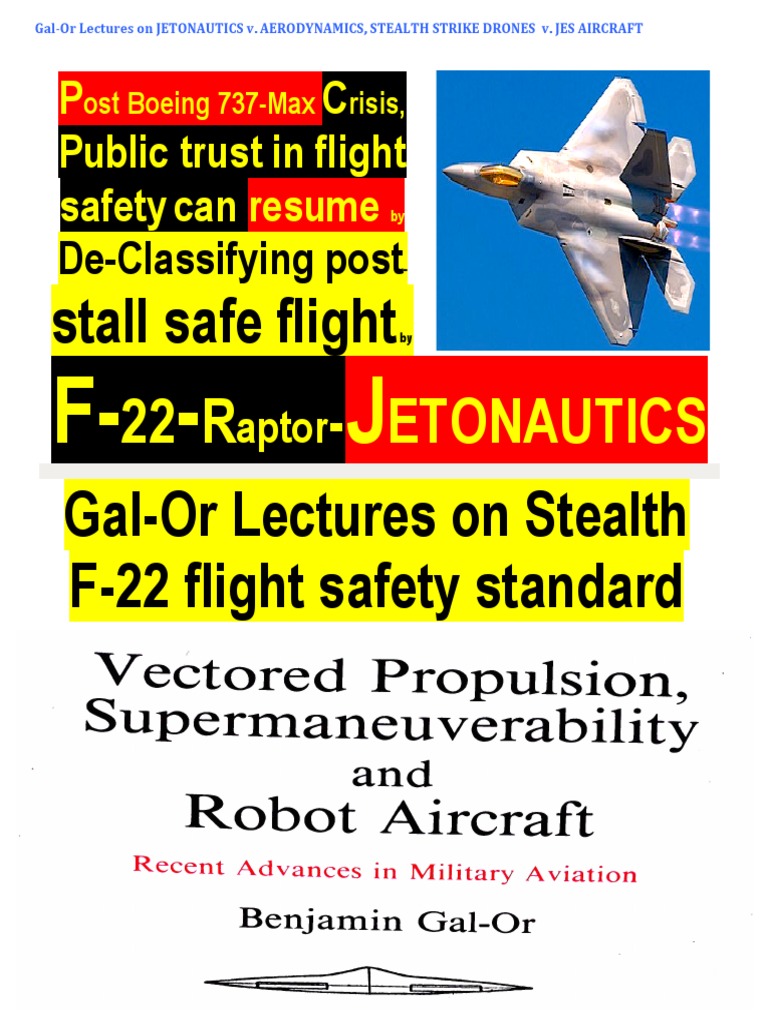 Gal-Or Lectures On Stealth Jetonautics v. Aerodynamics, Strike Drones v ...