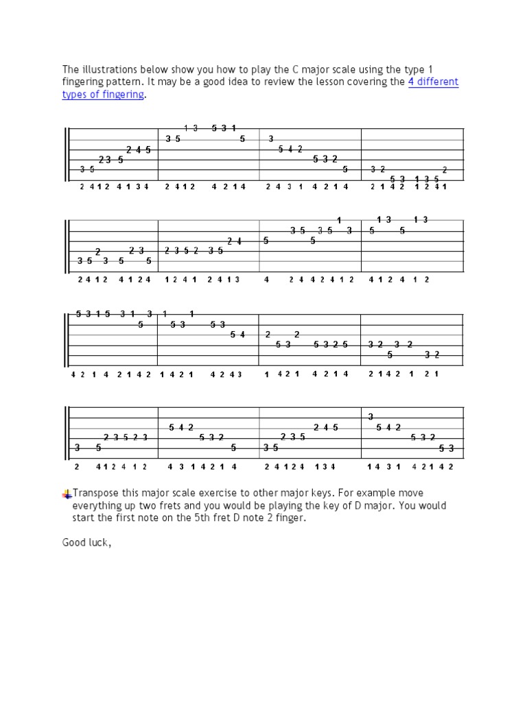 Modes Fingering | PDF | Mode (Music) | Minor Scale