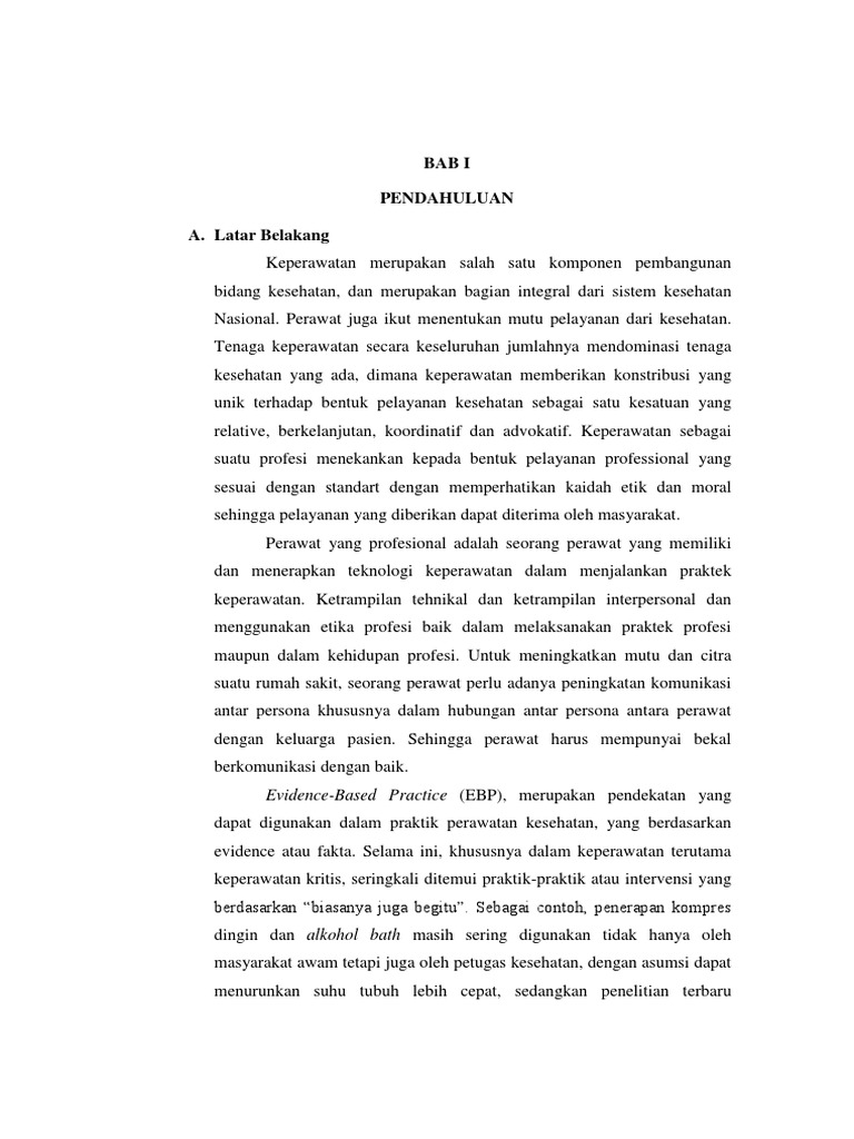 Kel 9 KEPERAWATAN KRITIS EBP | PDF