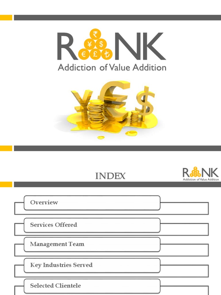 RANK Group Profile | PDF | Valuation (Finance) | Taxes