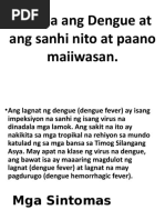 Filipino Tagalog Fact Sheet What Is Influenza | PDF