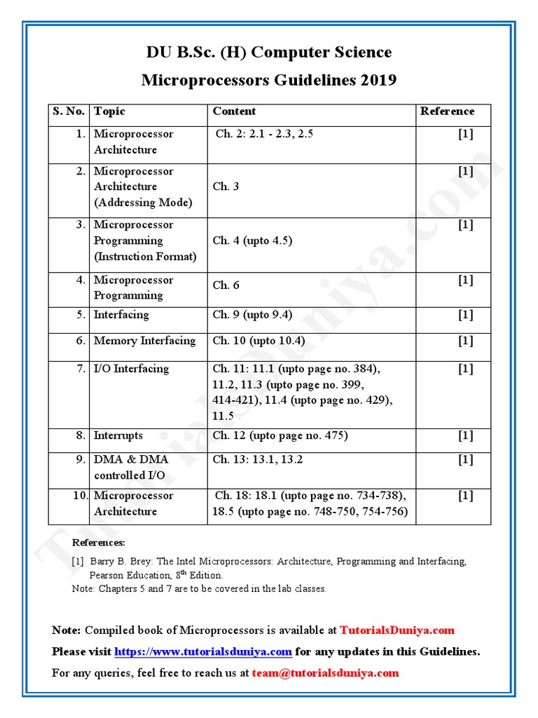 Microprocessor, Main Topics List | PDF | Java Server Pages | Computer Program