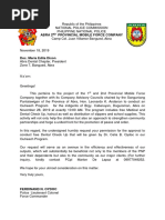 PNP Letter of Invitation | PDF