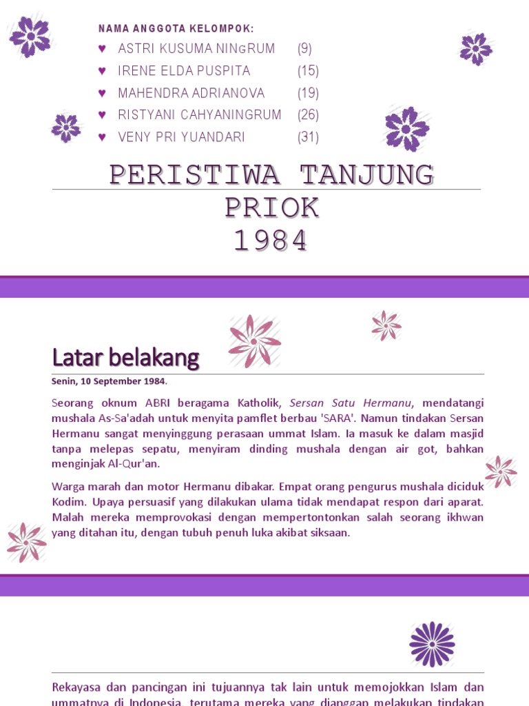 Tragedi Tanjung Priok 1984: Sebuah Analisis | PDF | Politik