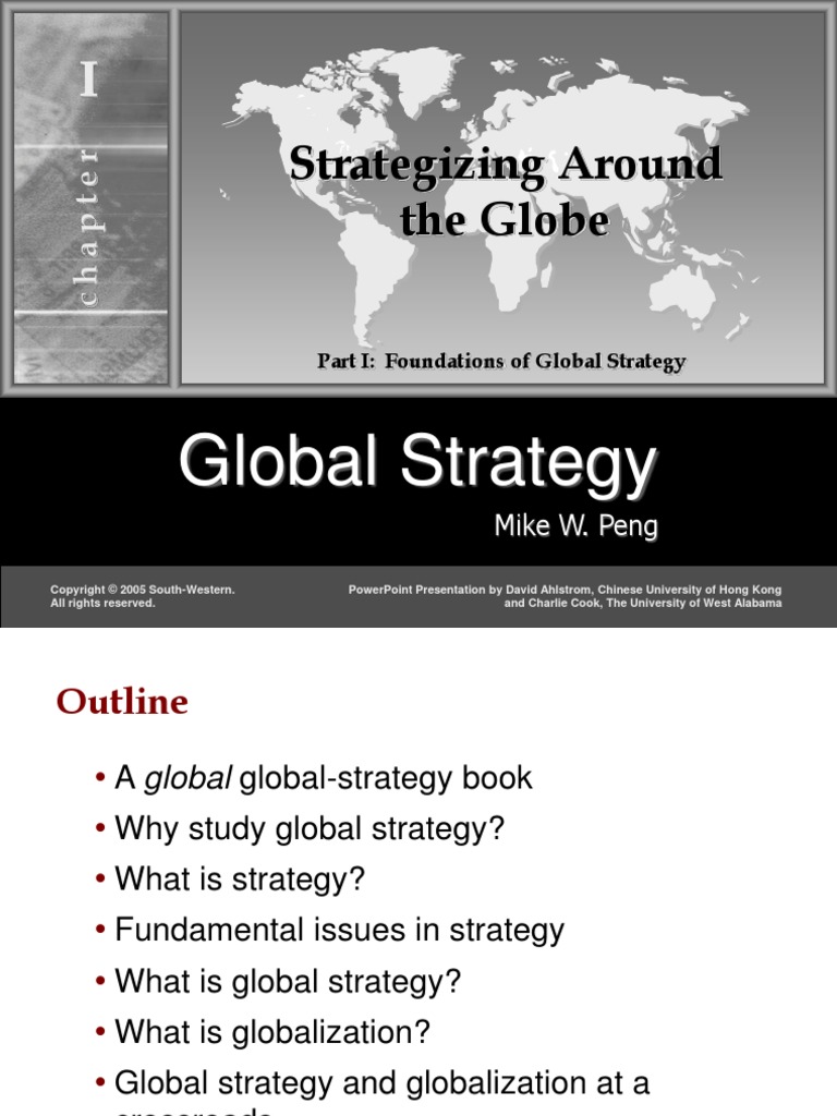 Global Strategy Mike Peng | PDF | Strategic Management | Gross Domestic ...