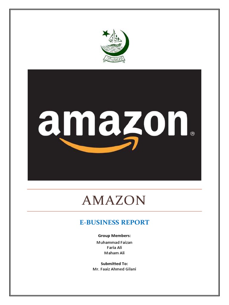 E-Business - Amazon Report | PDF | Pricing | Retail
