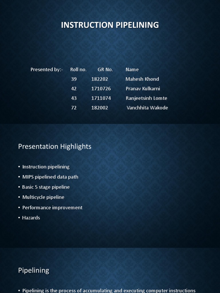 Instruction Pipelining | PDF | Central Processing Unit | Computer Science