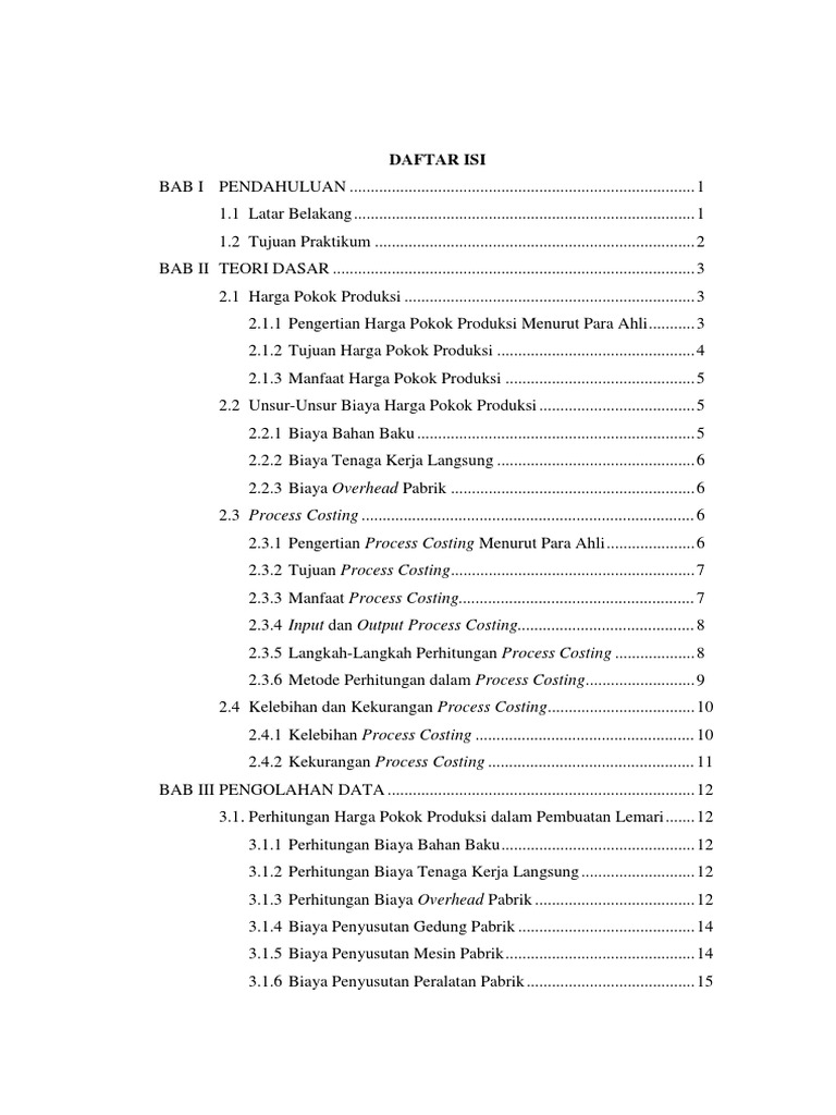 Modul 2 - Process Costing Mus | PDF