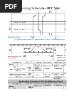Bar Bending Schedule BBS Format | PDF | Nature