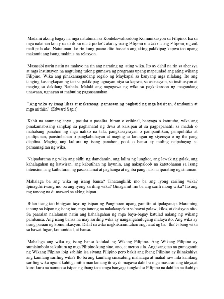 Repleksyon Papel | PDF