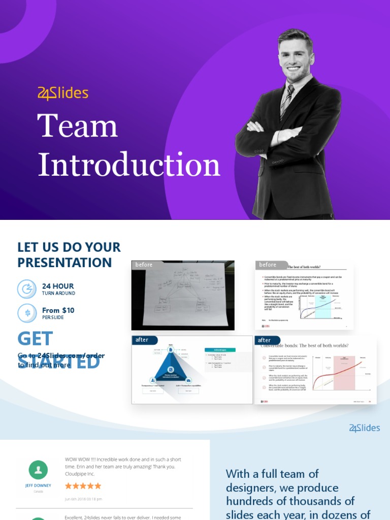 Team Introduction Creative | PDF | Business